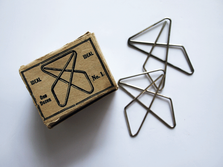 【SOLD OUT】VINTAGE PAPER CLAMPS -Noesthing- - THINGS 'N' THANKS