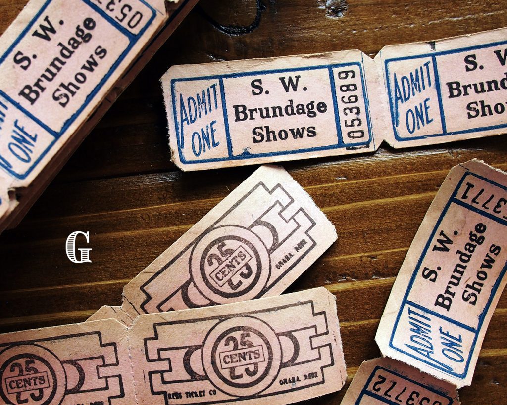 【SOLD OUT】VINTAGE TICKETS(2P) - THINGS 'N' THANKS