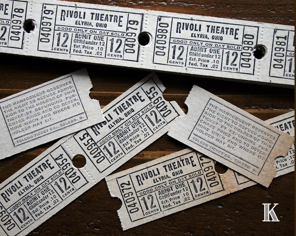 【SOLD OUT】VINTAGE TICKETS(2P) - THINGS 'N' THANKS