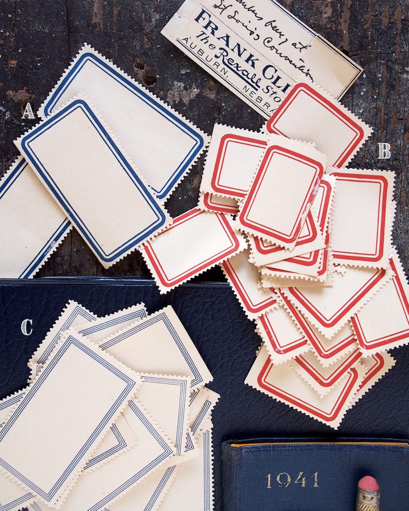 【SOLD OUT】PLAIN GUMMED LABELS - THINGS 'N' THANKS