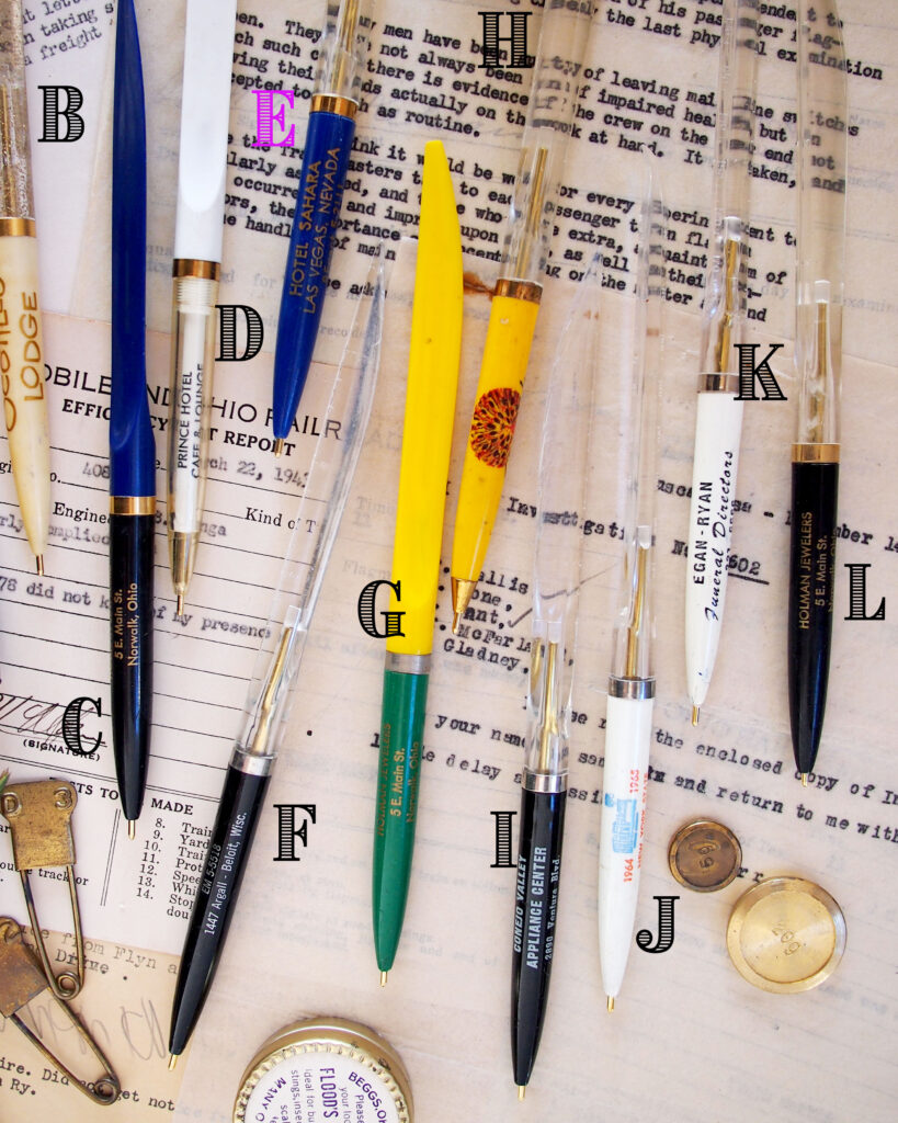 ADVERTISING PENS WITH LETTER OPNER - THINGS 'N' THANKS