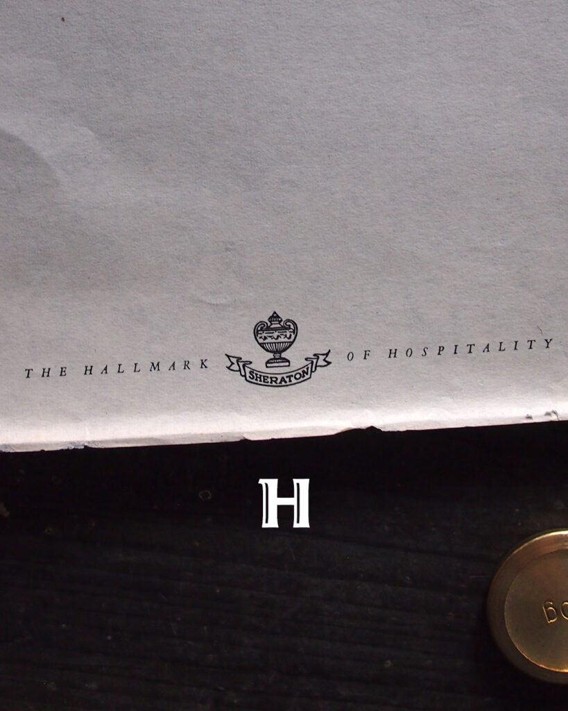 【SOLD OUT】HOTEL LETTER PAPERS & ENVELOPES - THINGS 'N' THANKS