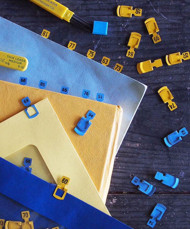 【SOLD OUT】NUMBERED BOOKMARKS - THINGS 'N' THANKS