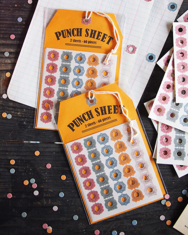 OROGINAL PUNCH SHEETS(2SHEETS-60P) - THINGS 'N' THANKS